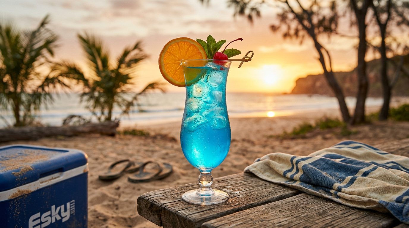 Blue Mother Fucker Cocktail: 3 Ingredients, 30 Seconds